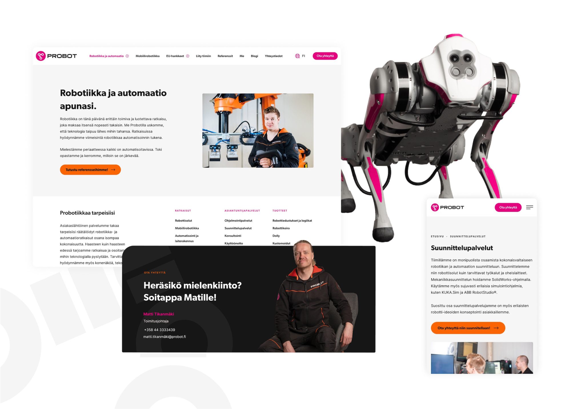 Probot - Työnäyte, Digitoimisto Dude Oy